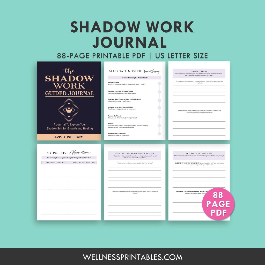 Shadow Work Workbook: Explore Your Shadow Self (EBOOK) - Avis Williams
